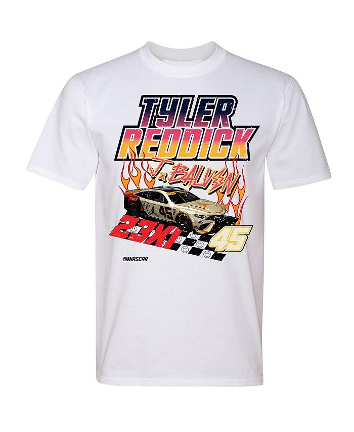 23xi Racing Men's White Tyler Reddick x J Balvin T-shirt - Macy's
