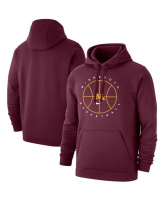 Men's Nike Maroon Minnesota Golden Gophers Basketball Icon Club Fleece ...