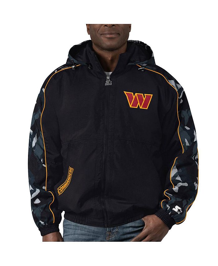 Starter Men's Black Washington Commanders Thursday Night Gridiron Full ...