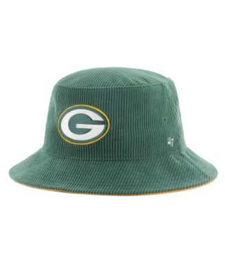 Men's '47 Brand Green Green Bay Packers Thick Cord Bucket Hat - Macy's