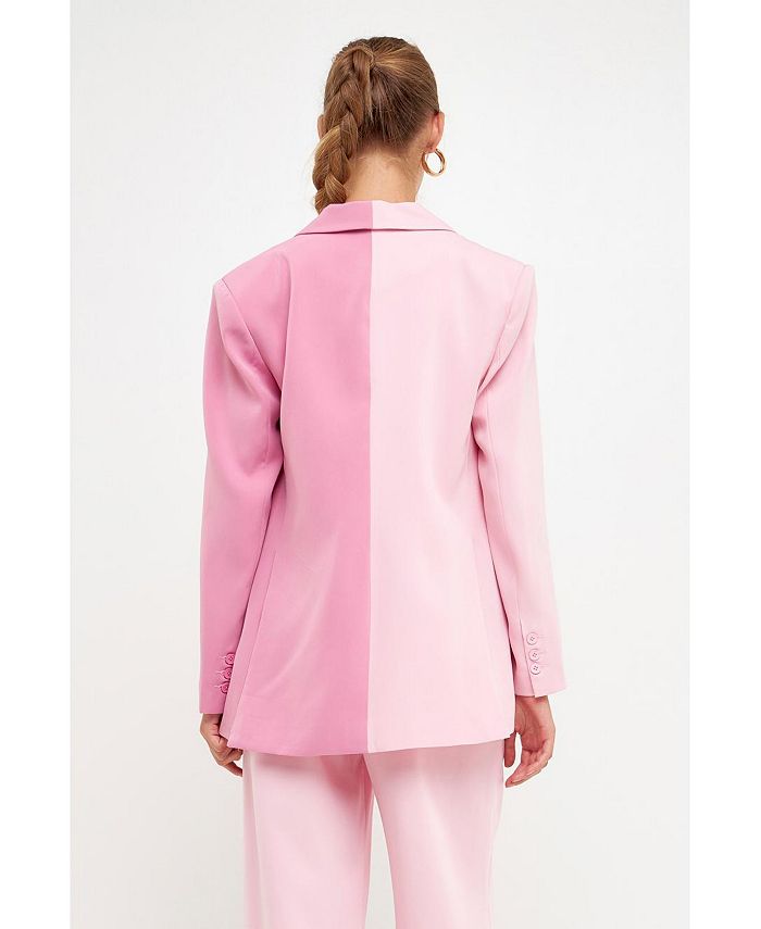 endless rose Women's Color block Blazer - Macy's