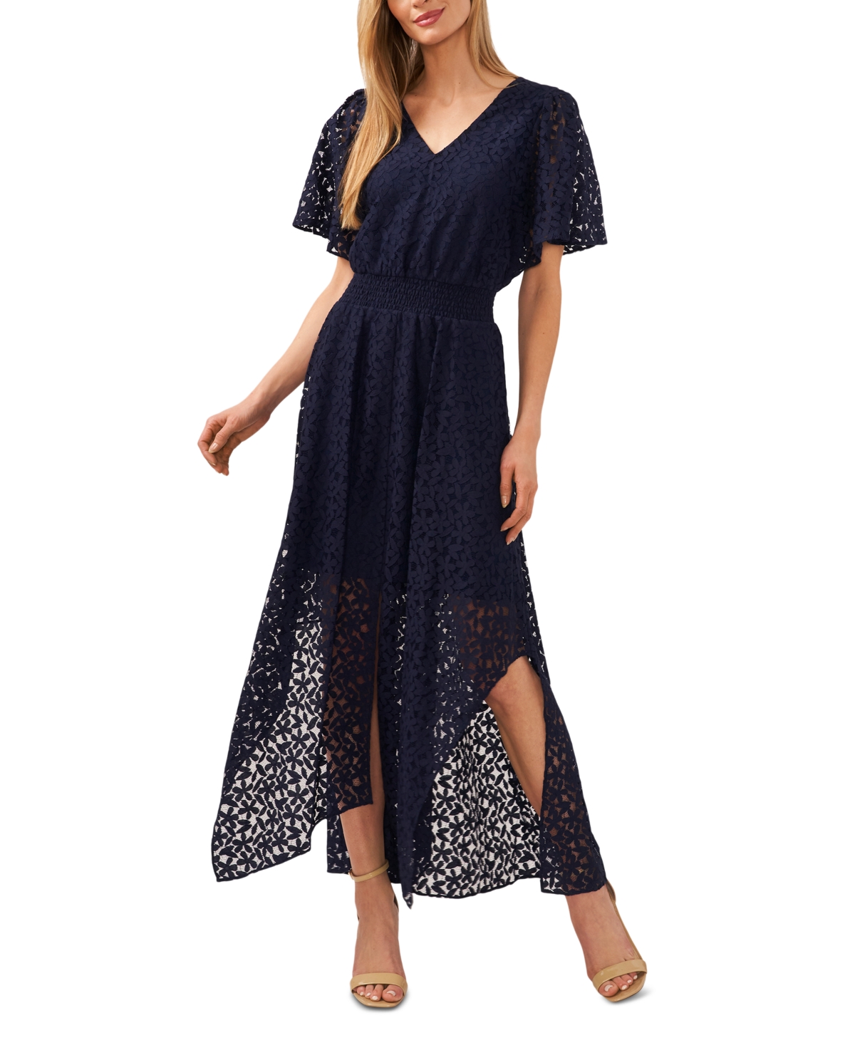 Click here for CeCe Womens Lace Batwing Sleeve Maxi Dress - Class... prices