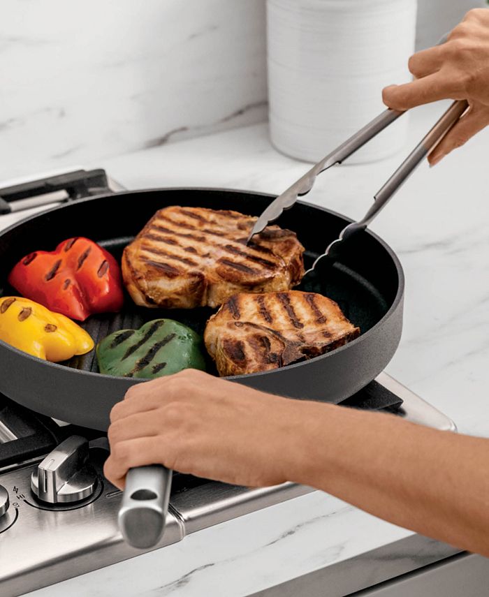 Ninja Foodi Neverstick Premium Hard anodized 12" Round Grill Pan - Macy's
