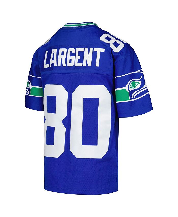 Mitchell & Ness Big Boys Steve Largent Royal Seattle Seahawks 1985 Retired Player Legacy Jersey ...