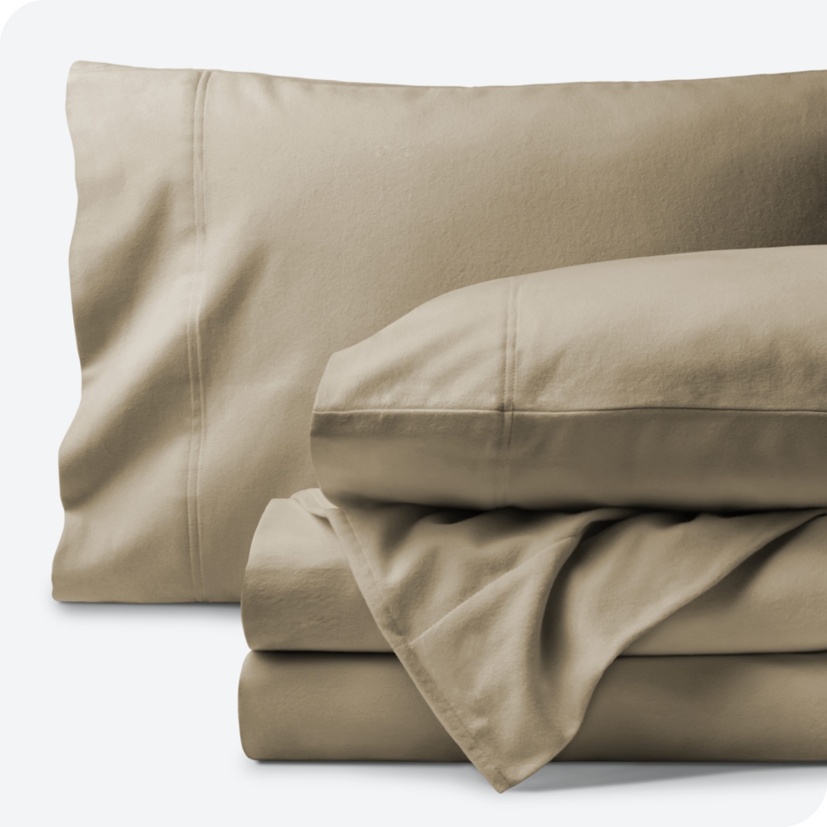 Click here for Bare Home Organic Flannel Sheet Queen - Sand prices