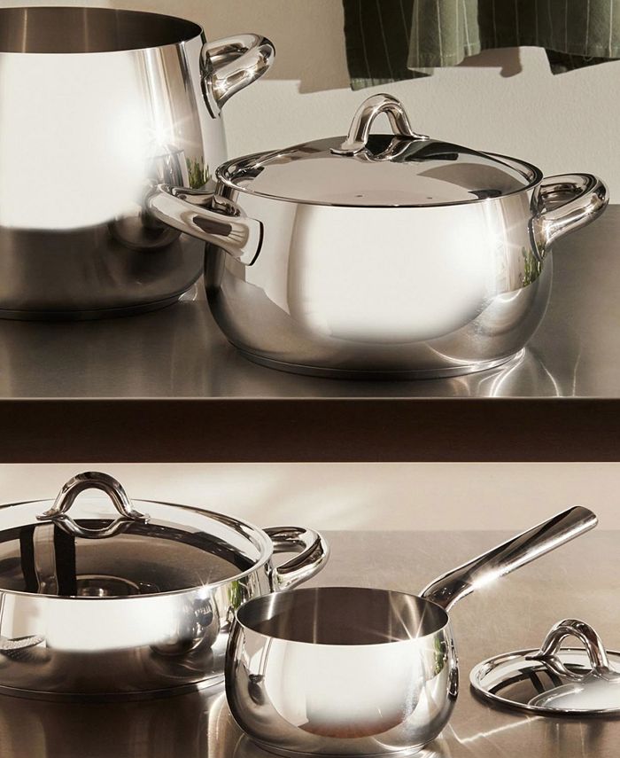 Alessi Mami Stainless Steel 7 PC Cookware set - Macy's