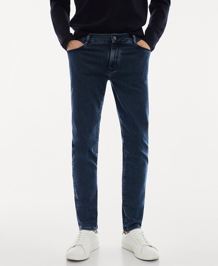 MANGO Men's Thermolite Slim-Fit Jeans - Macy's