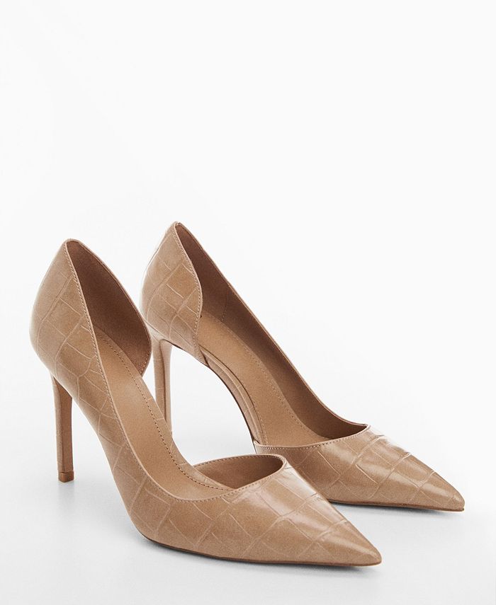 MANGO Women's Asymmetrical Heeled Shoes - Macy's