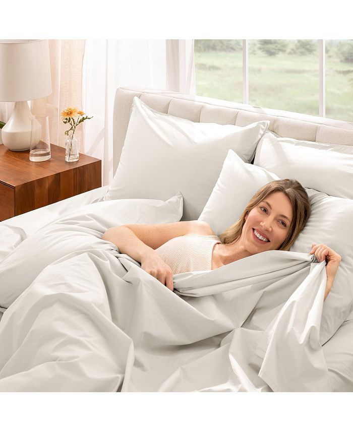 Bare Home Organic Cotton Percale Sheet Set Full - Macy's