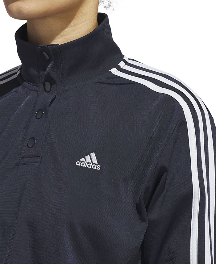 adidas Women's Quarter-Snap-Up Tricot Pullover Top - Macy's