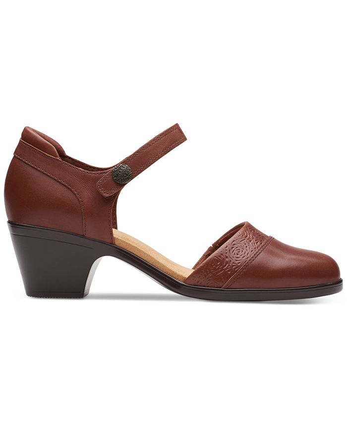 Clarks Women's Emily 2 Ketra Ankle-Strap Pumps - Macy's
