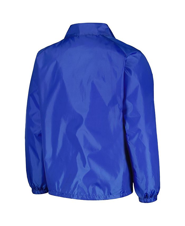 Dunbrooke Men's Royal Chicago Cubs Coach's Raglan Full-Snap Windbreaker ...