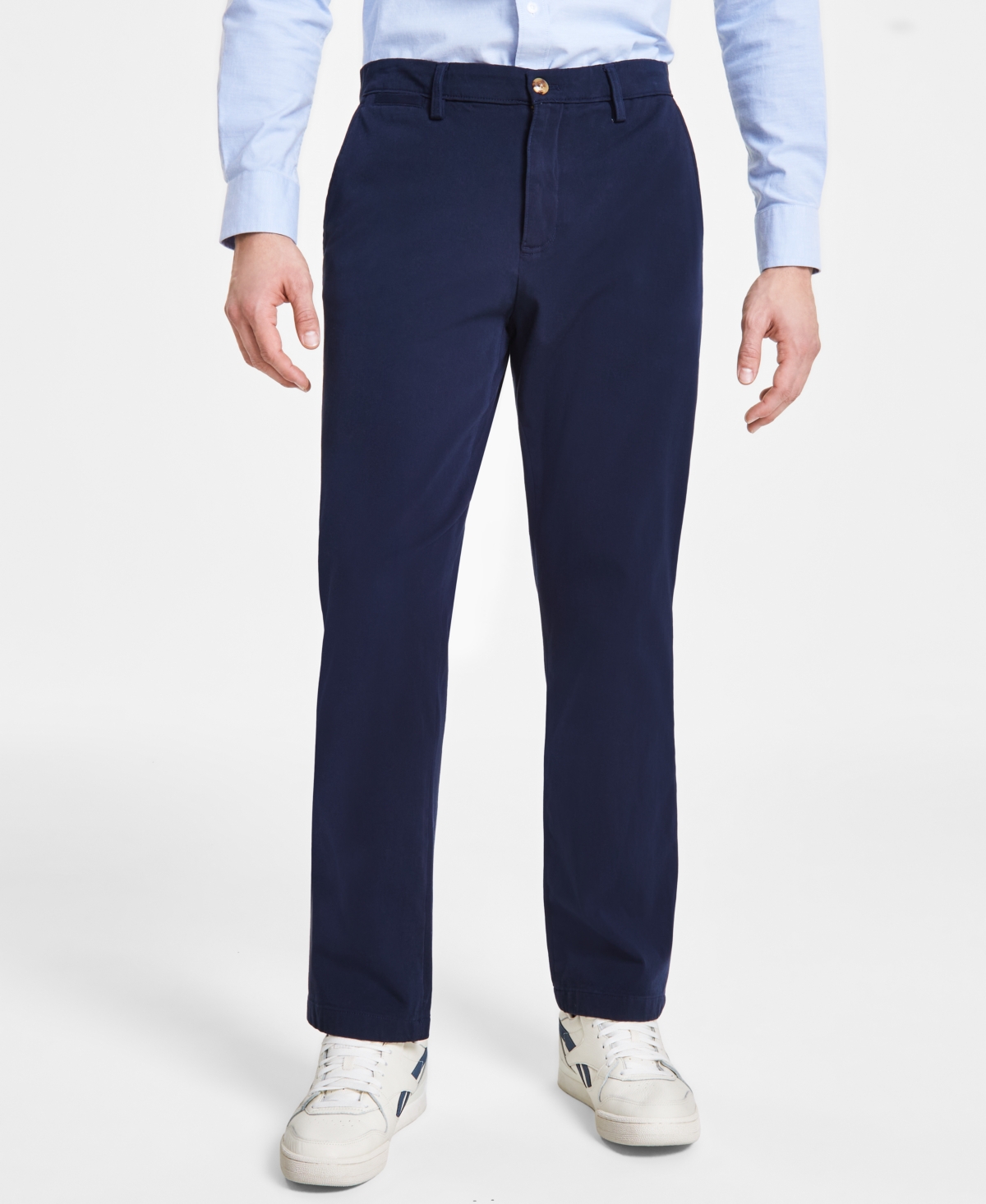 Club Room Mens Four-Way Stretch Pants  Created for Macys - Basic Navy