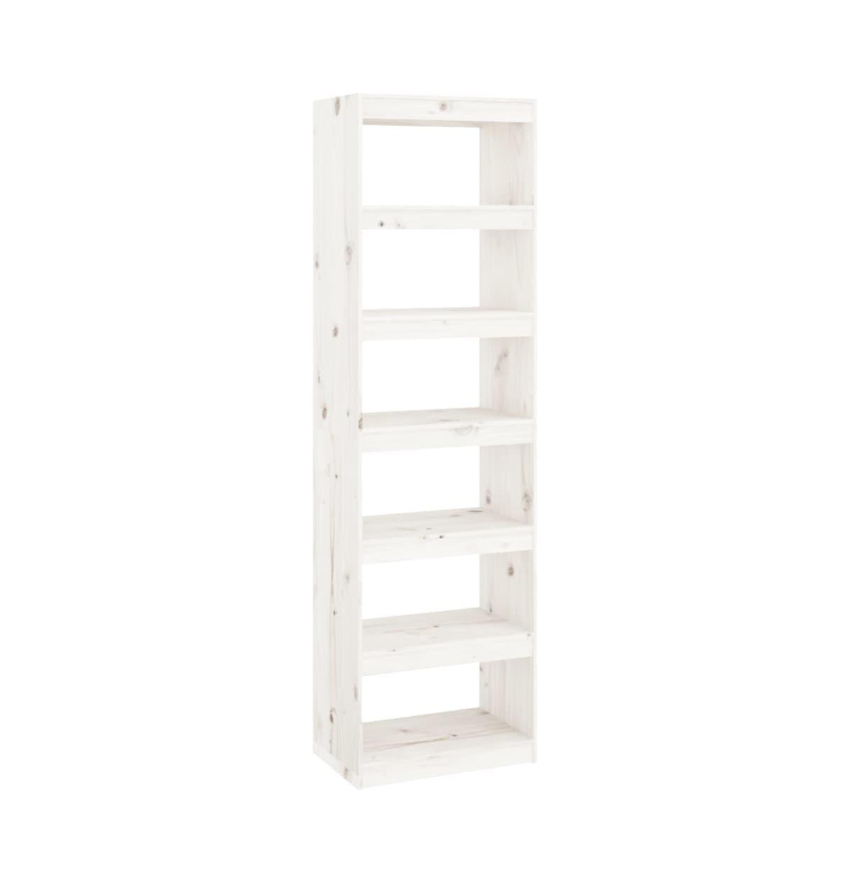 Click here for Book Cabinet/Room Divider White 23.6x11.8x78.5 Sol... prices