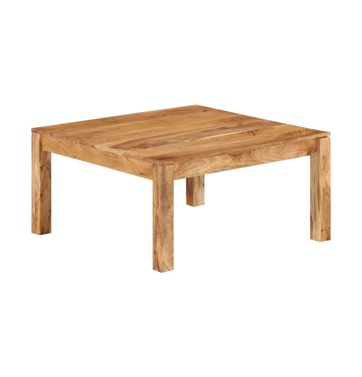 Click here for Coffee Table 31.5x31.5x15.7 Solid Acacia Wood - Br... prices
