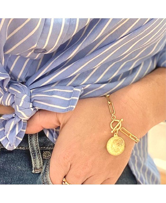 Allison Avery Goddess Coin Bracelet - Macy's