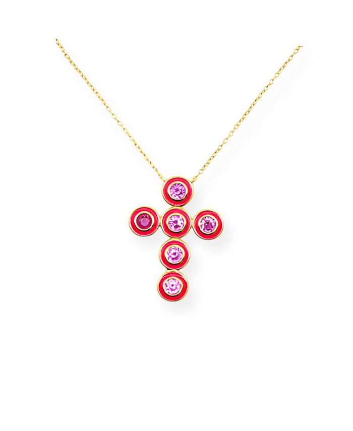 Allison Avery Candy Cross Necklace - Macy's