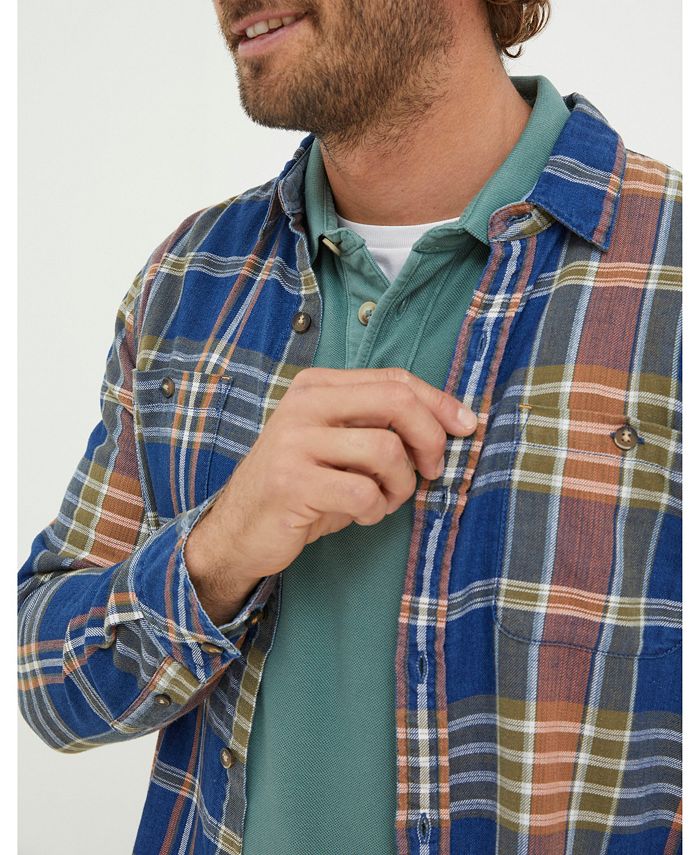 FatFace Fat Face Men's Wad don Indigo Check Shirt - Macy's