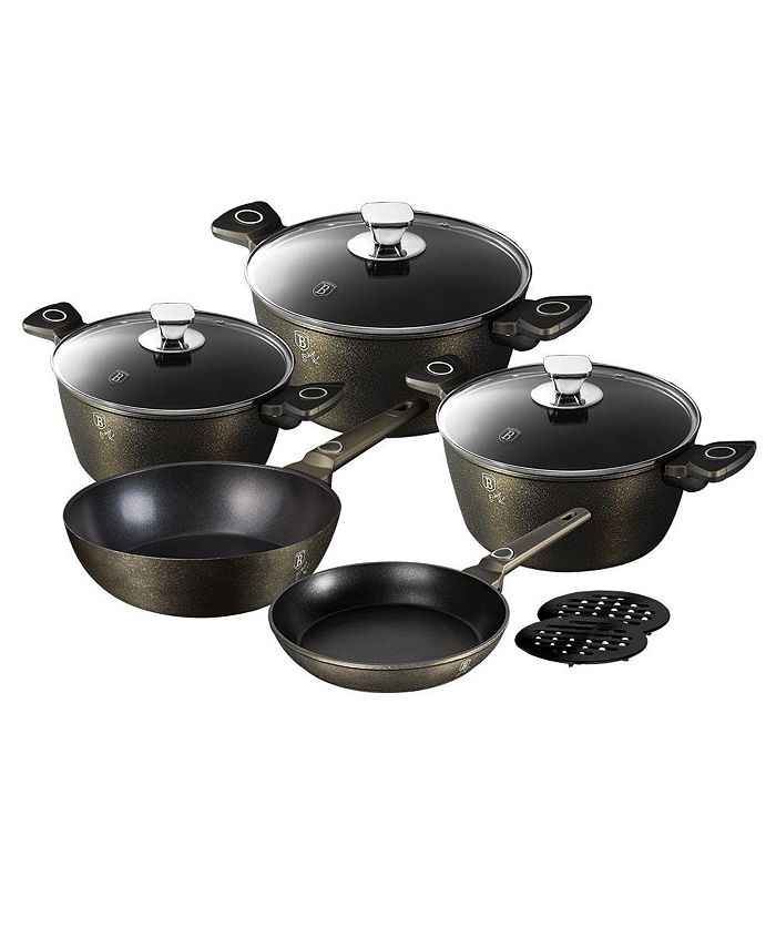 Berlinger Haus 10-Piece Kitchen Cookware Set - Macy's