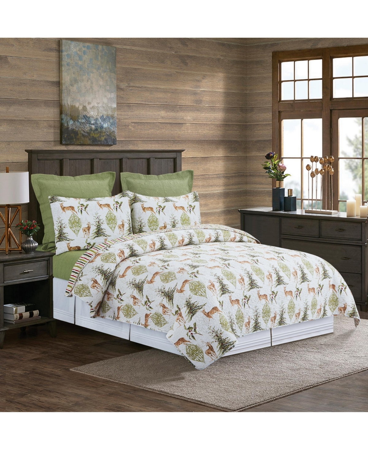 Click here for Winter Trails Twin Quilt Set - 001 prices