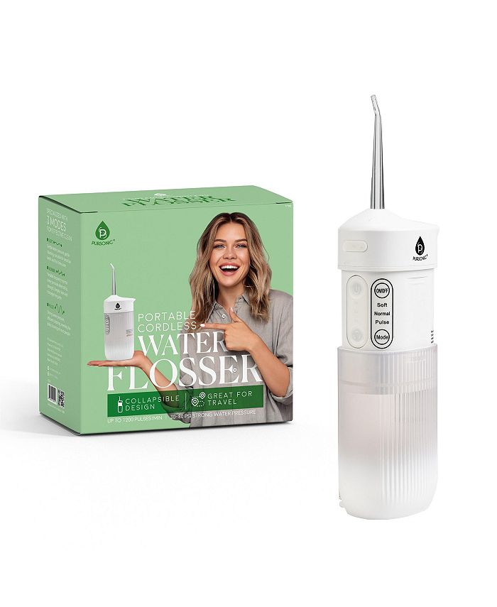 PURSONIC Portable USB Rechargeable Collapsible Water Flosser - Macy's