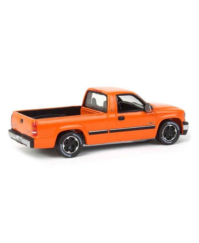 Johnny Lightning 1/64 Classic Gold 3A 2002 Chevrolet Silverado Orange ...