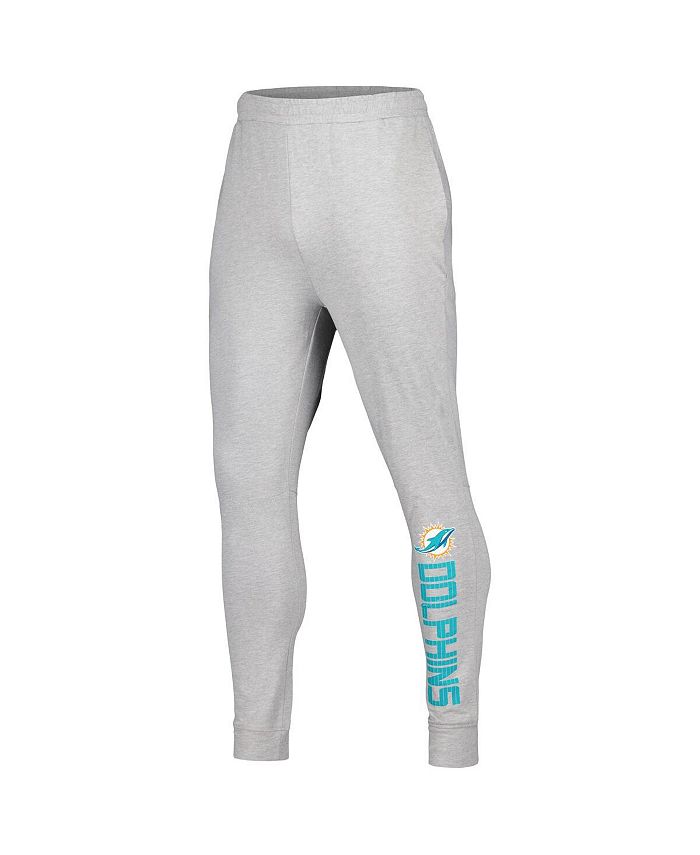 MSX by Michael Strahan Men's Gray Miami Dolphins Lounge Jogger Pants ...