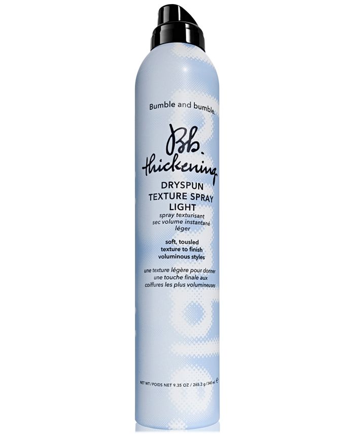 Bumble and Bumble Thickening Dryspun Texture Spray Light, 9.35 oz. - Macy's