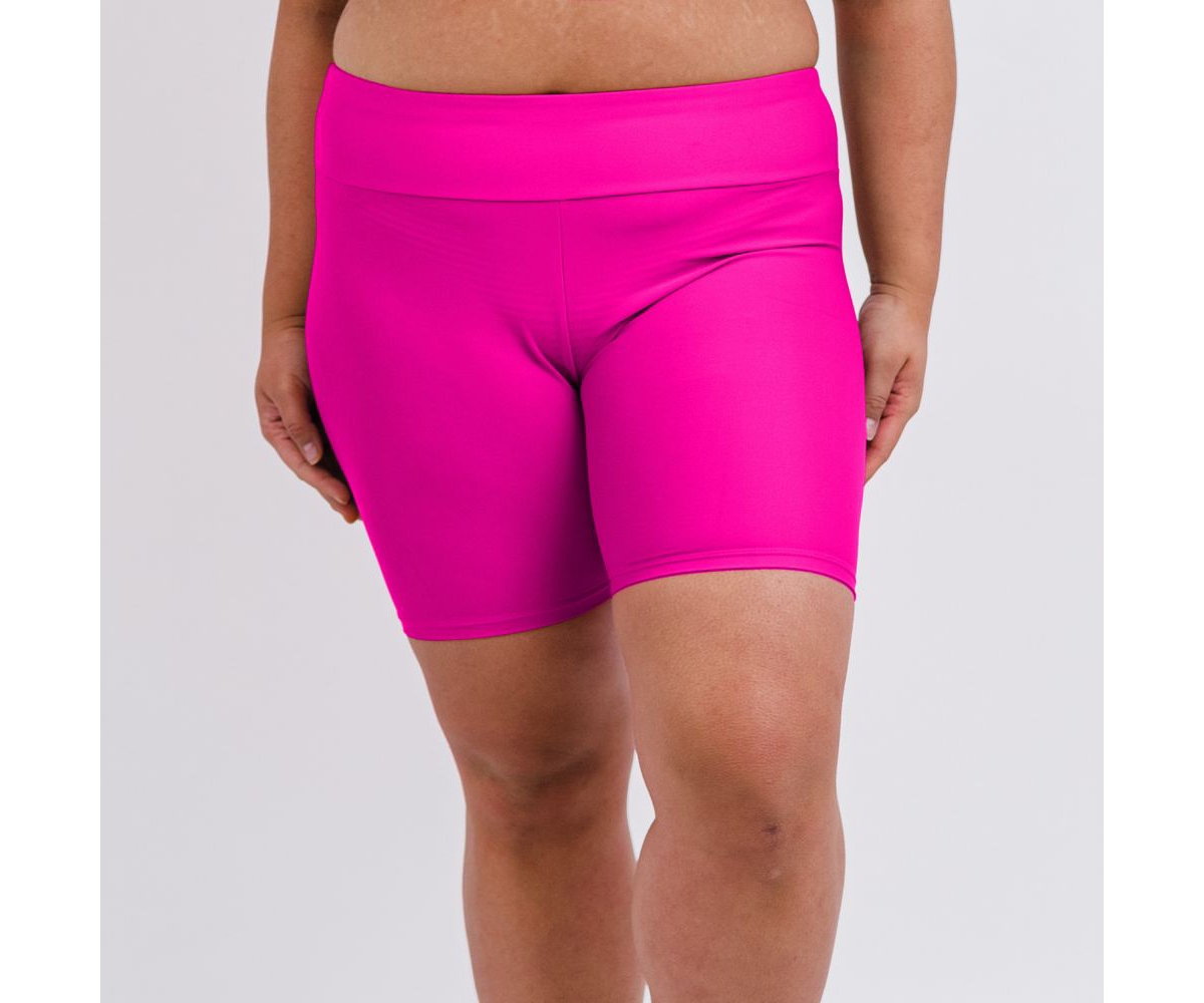 Click here for Calypsa Womens Plus Size Mid-Thigh Swim Shorts - P... prices