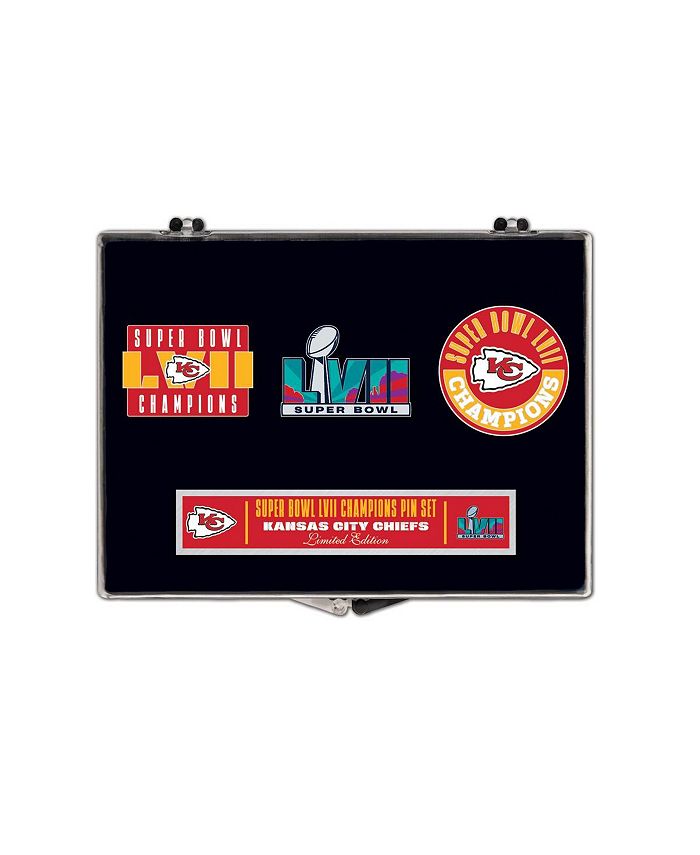 Wincraft Kansas City Chiefs Super Bowl LVII Champions Three-Piece Pin Set - Macy's