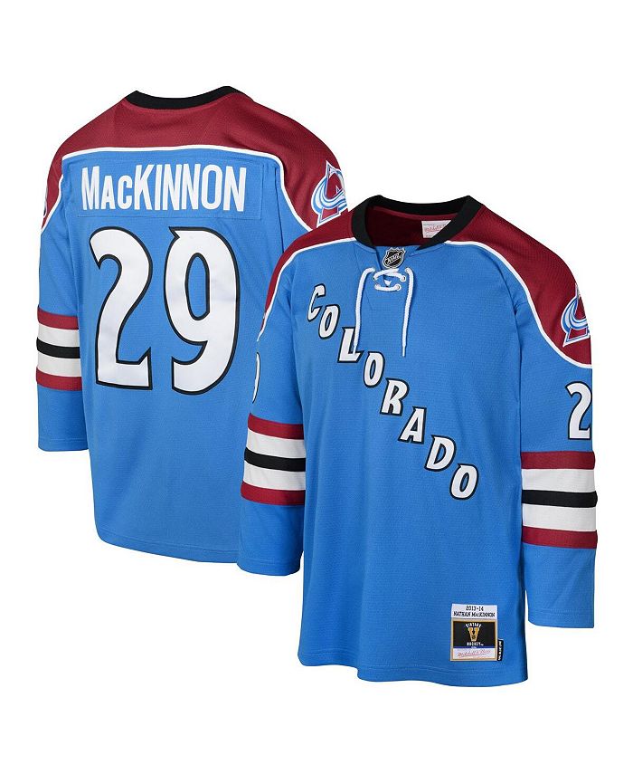 Mitchell & Ness Big Boys Nathan MacKinnon Blue Colorado Avalanche 2013 ...