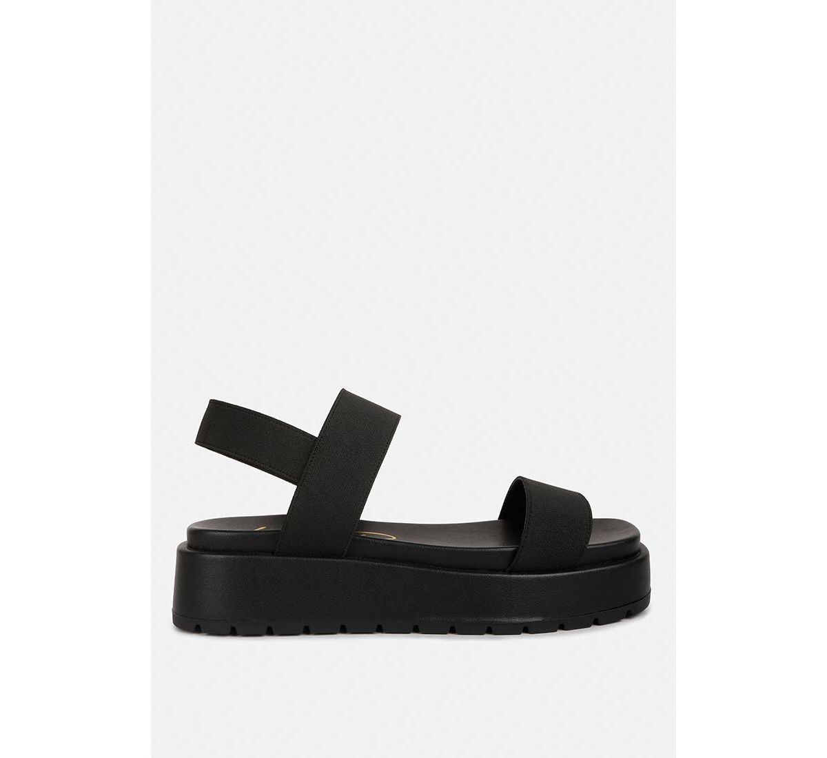 Click here for Garvela Chunky Flatform Sandals - Black prices