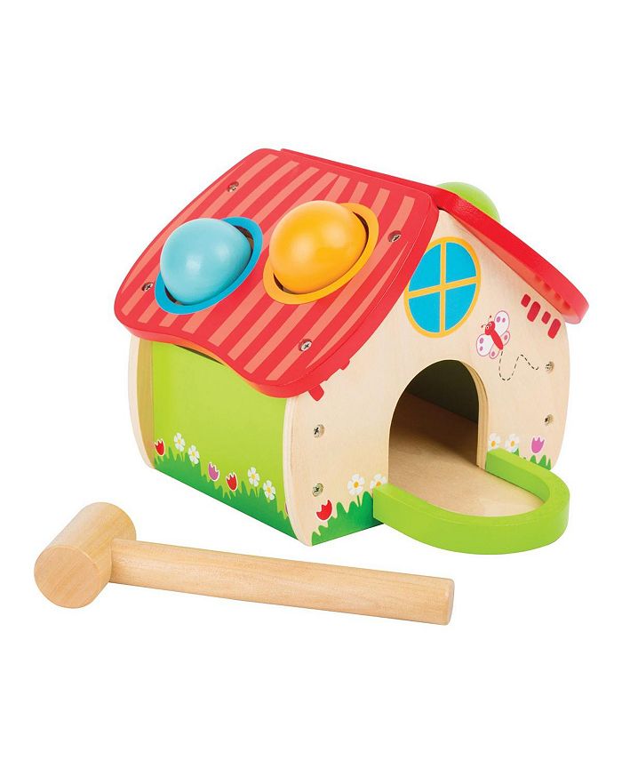 Small Foot Wooden Toddler Hammering House Toy - Macy's