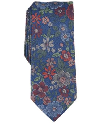 Bar III Men's Bloom Floral Tie, Created for Macy's - Macy's