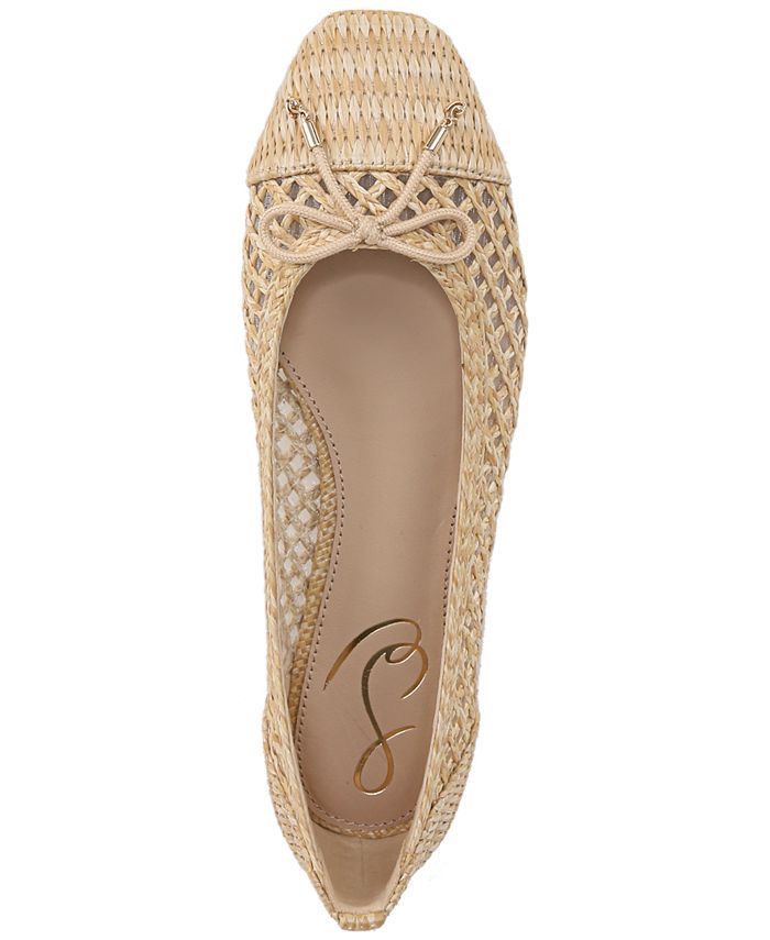 Sam Edelman Women's May Wicker Ballet Flats - Macy's