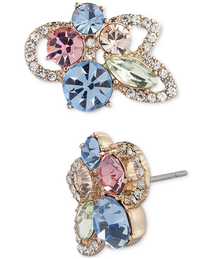 Givenchy Crystal Petal Statement Stud Earrings - Macy's