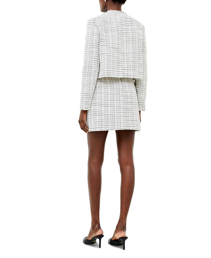 French Connection Women's Effie Boucle Open Front Jacket - Macy's