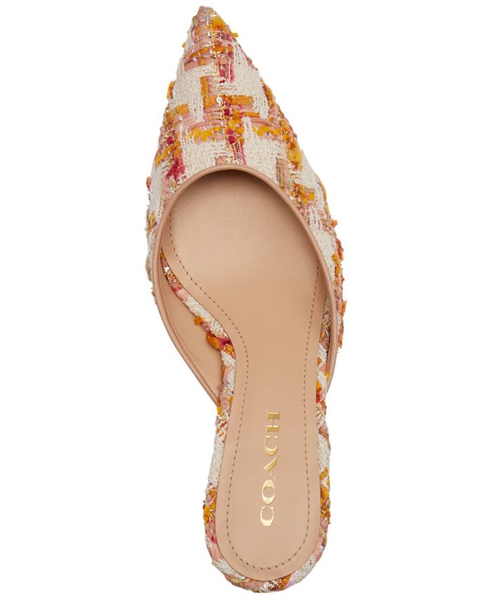 COACH Women's Renn Kitten Heel Mules - Macy's
