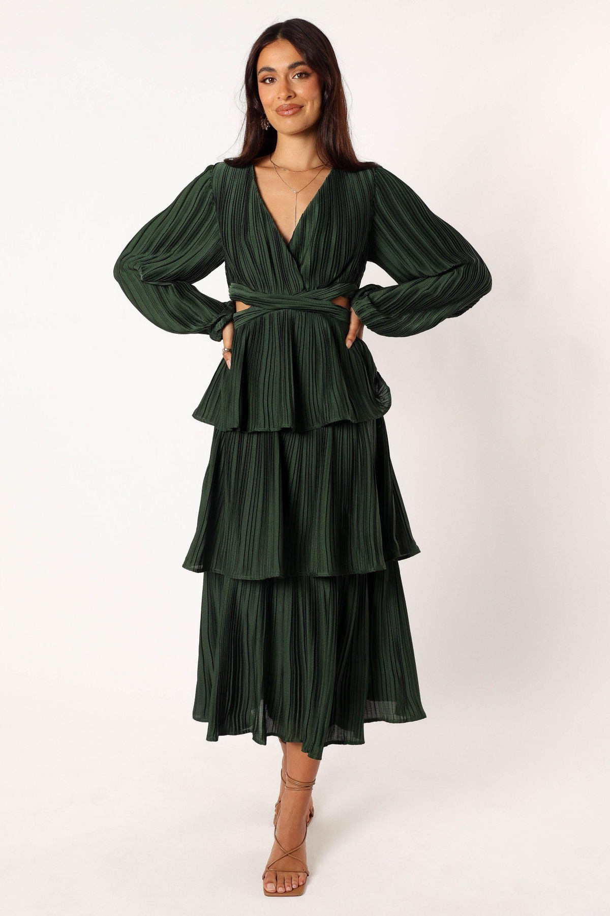 Click here for Petal and Pup Womens Pippa Long Sleeve Maxi Dress... prices