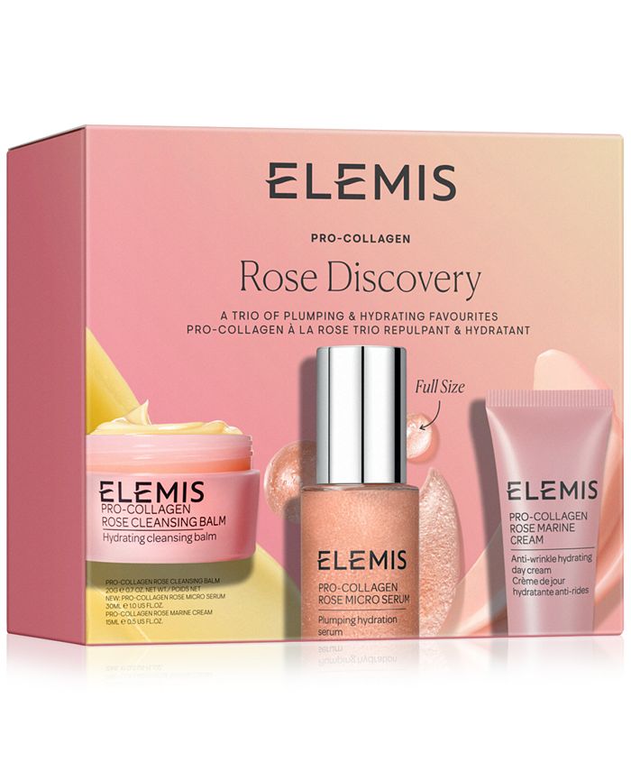 Elemis 3-Pc. Pro-Collagen Rose Discovery Set - Macy's