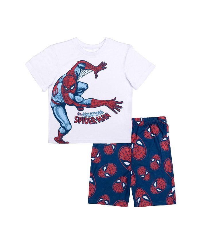 Spider-Man Little Boys 2PC Pajama Shorts Set - Macy's