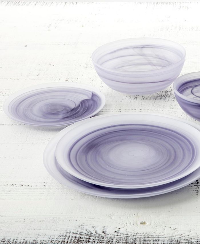 Fortessa La Jolla Glass Dinner Plates, Set of 4 - Macy's