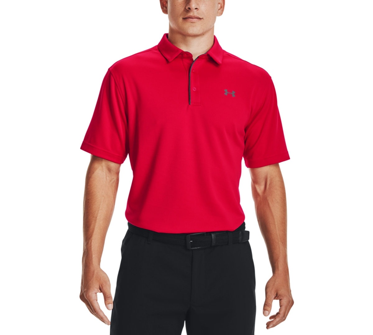 Click here for Under Armour Mens Tech Polo T-Shirt - Red prices