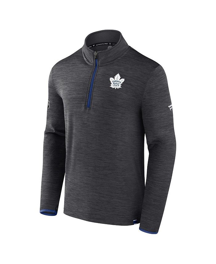 Fanatics Men's Heather Charcoal Toronto Maple Leafs Authentic Pro ...