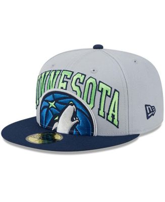 Men's New Era Gray, Navy Minnesota Timberwolves Tip-Off Two-Tone ...