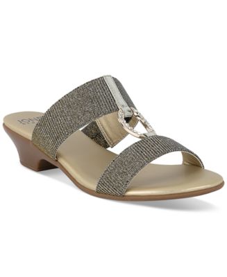 Jones New York Women's Eanna Ornamented Double Band Dress Sandals - Macy's