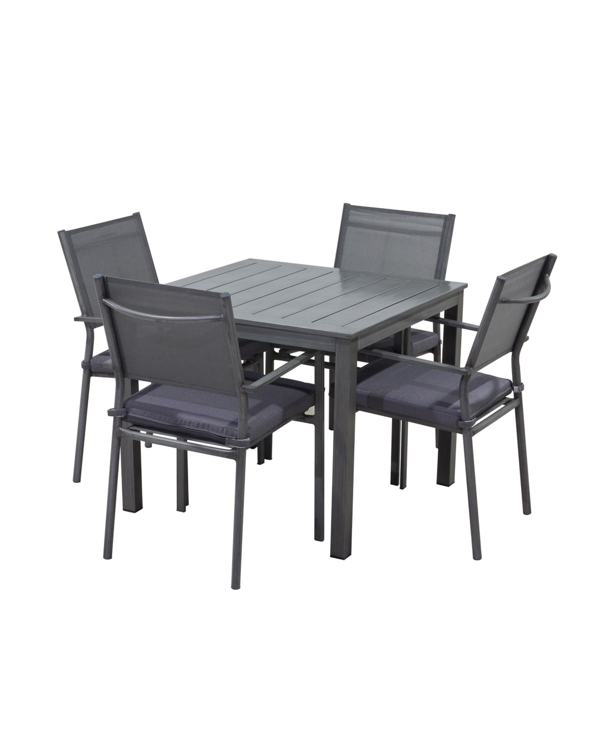Click here for Mondawe 5-Piece Aluminum Outdoor Patio Dining Set... prices