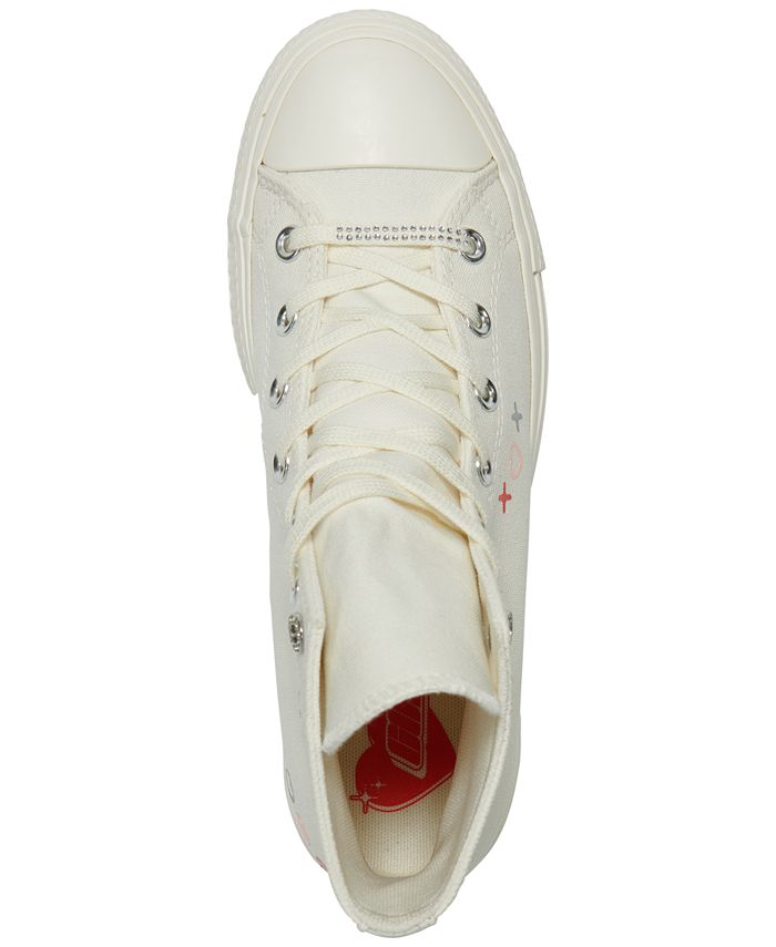 Converse Women's Chuck Taylor All Star Lift Platform Y2K Heart High Top ...