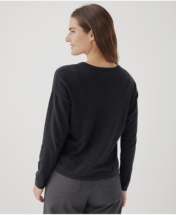 Pact Organic Cotton Classic Fine Knit Relaxed Sweater - Macy's