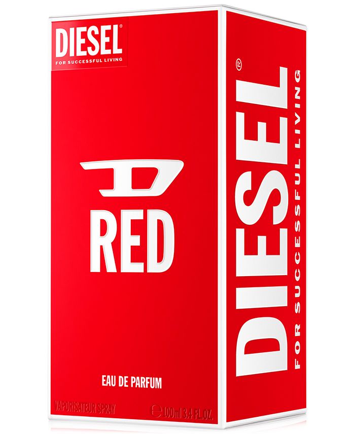 Diesel Men's D Red Eau de Parfum Spray, 3.4 oz. - Macy's
